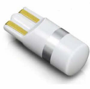 194 LED bulbs, White, U1 series, Pair