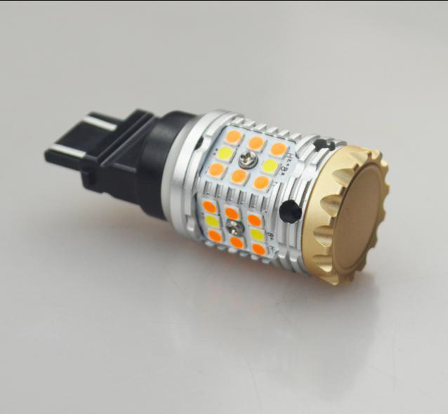 3157 High Power Switchback style LED Bulbs for CK trucks, White on park ...